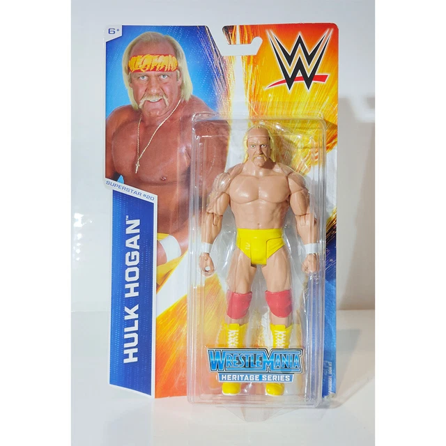 MATTEL WWE WRESTLEMANIA Heritage Series 48 Hulk Hogan Action Figure £53.81 - PicClick UK