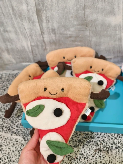 JELLY CAT AMUSEABLES Slice of 15cm Pizza, Soft Toys, *Brand New with ...