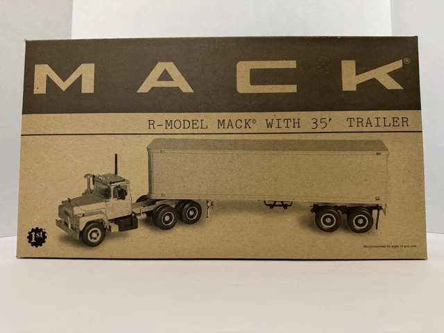 FIRST GEAR MACK R-MODEL TRACTOR with 35' TRAILER 19-0013 NEW in BOX ...