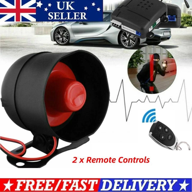 CAR AUTO VEHICLE Burglar Alarm Keyless Entry Security Alarm System with ...
