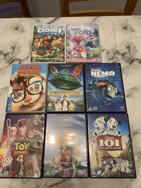 BUNDLE OF 8 Children Kids DVD's Pixar, Disney Dreamworks £6.99 ...