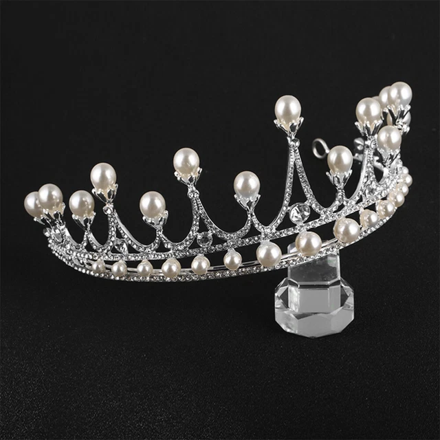 STRASS COURONNE PERLE De Mariage Bandeau Mariage De La Couronne EUR 14 ...