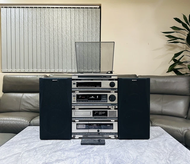 SONY LBT-D505 STEREO Stack System HiFi Separates Speakers Remote ...