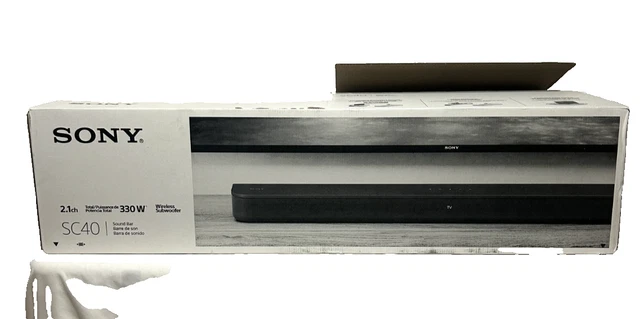 SONY HT-SC40 2.1 Channel Soundbar Wireless Subwoofer, Dolby Audio, Home ...