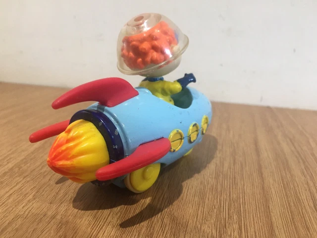 NICKELODEON RUGRATS ACTION figure chuckie diecast Rocket Ship Car Rare ...