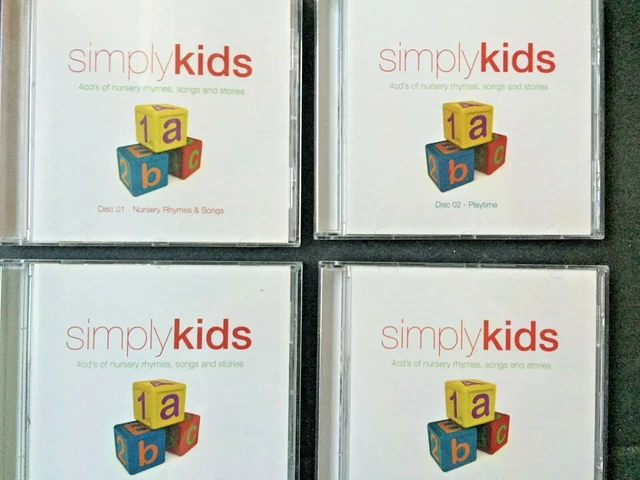 SIMPLY KIDS: 4CDS of Nursery Rhymes, Songs and Stories [CD], Free Post ...