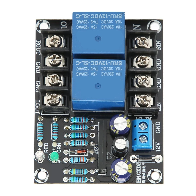 POWER ON DELAY Speaker Protection Board UPC1237 Chip Over Voltage ...