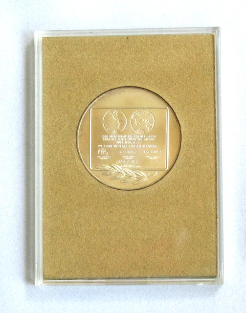 #2 &FIRST STEP on the moon" Eyewitness Medal, Solid Sterling Silver ...