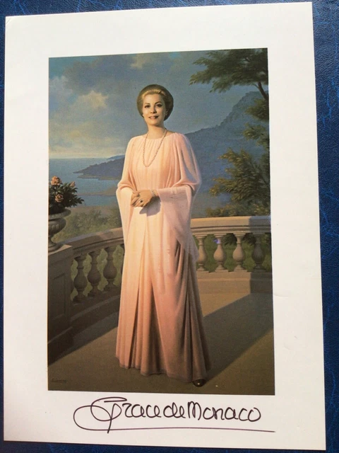 GRACE KELLY AKA Princess Grace of Monaco signed colour photo, from ...