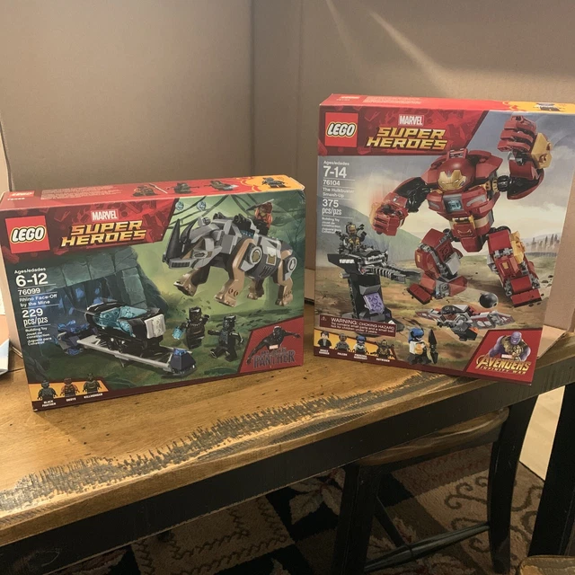 LEGO MARVEL SETS : The Hulkbuster Smash-Up (76104) & Rhino Face-off ...