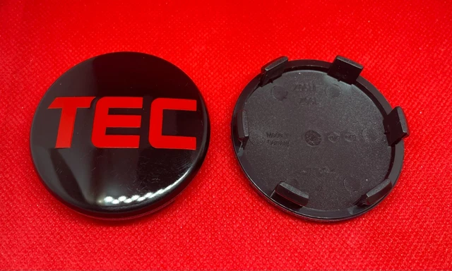 TEC NABENDECKEL FELGENDECKEL Nabenkappe 60mm schwarz rot Z06M Z06L NEU ...