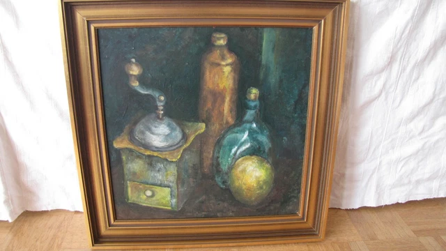 ÖLGEMÄLDE STILLEBEN SIGNIERT wohl Rickert oder Reckert, Franz Reckert ...