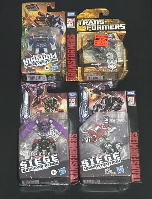 TRANSFORMERS WAR FOR Cybertron: Ravage+Rumble,Frenzy+Ratbat,Soundwave ...