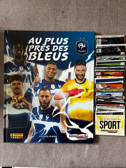 SET COMPLETO + Hardcover Album Vide Panini Au Plus Pres Des Bleus Qatar ...