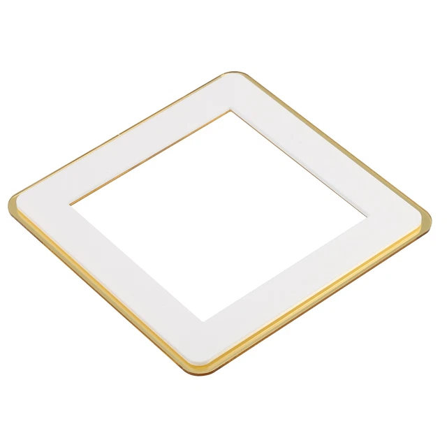 INTERRUPTEUR ENCERCLER PLAQUE Mur Panneau Blanc 126mmx126mm pour Maison ...