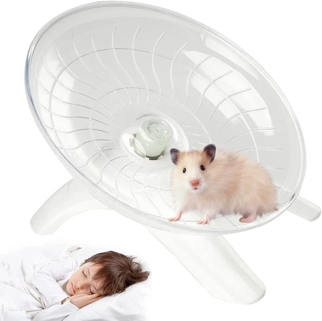 18CM RUNNING DISC small animal flying saucer training wheel hamster ...