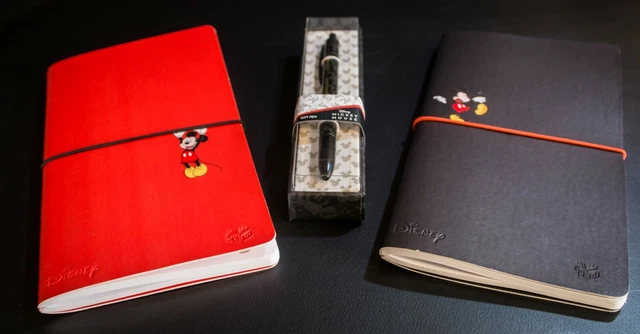 DISNEY MICKEY MOUSE Spirax Notebooks "Madcap Mickey" & Artline ...