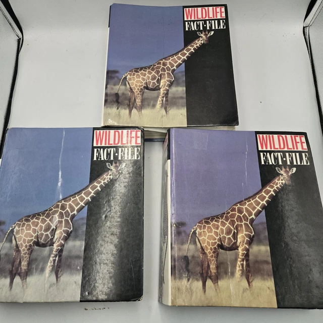 WILDLIFE FACT-FILE SET (1980s-90s) - 3 Binders, over 350 pages $57.50 ...