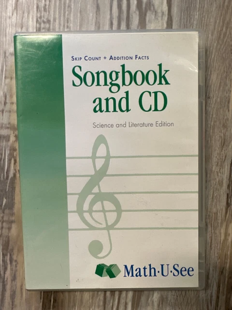 MATH-U-SEE SKIP COUNT + Addition Facts Songbook and CD Science and Lit ...