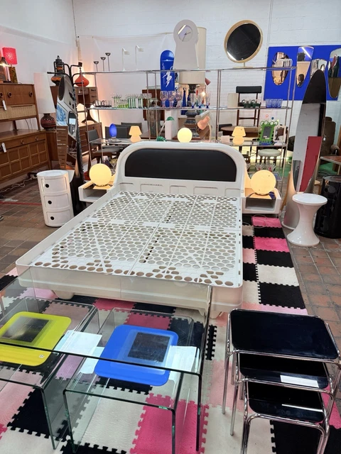 JAMES SECCOMBE 1970 Double Frame Bed Vintage Retro Space Age Mid ...