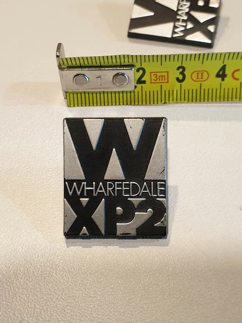 VERITABLE ORIGINAL LOGO plaque WHARFEDALE LINTON XP2 vintage enceinte ...