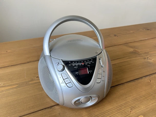 WOOLWORTHS CD3715 PORTABLE CD Player & FM/MW/LW Radio Tuner With Power ...