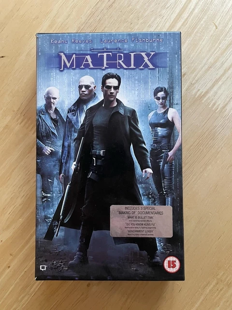THE MATRIX 1999 VHS Film Collector's Edition with Box Case Cardboard ...