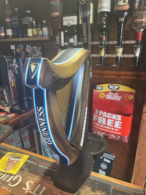 GUINNESS EXTRA COLD harp beer pump/pull £100.00 - PicClick UK
