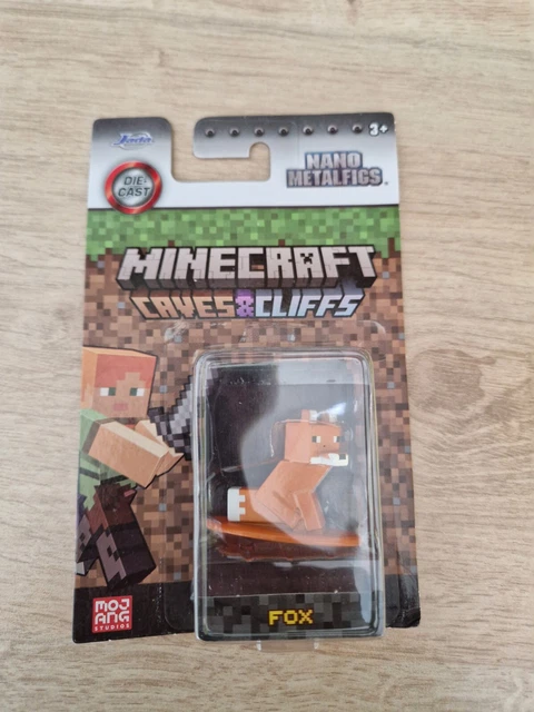 MINECRAFT CAVES AND Cliffs Fox RARE Nano Metal Figs Brand New £7.99 ...