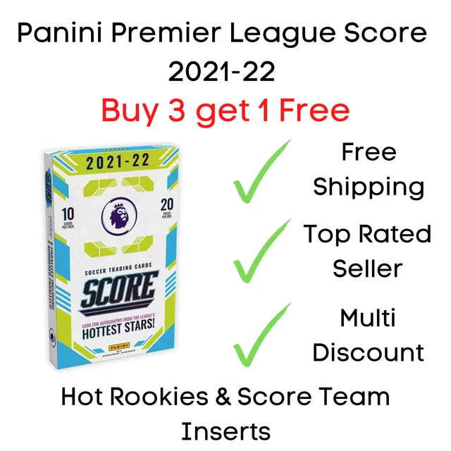 PANINI PREMIER LEAGUE Score Cards 2021-2022 Inserts - Hot Rookies ...