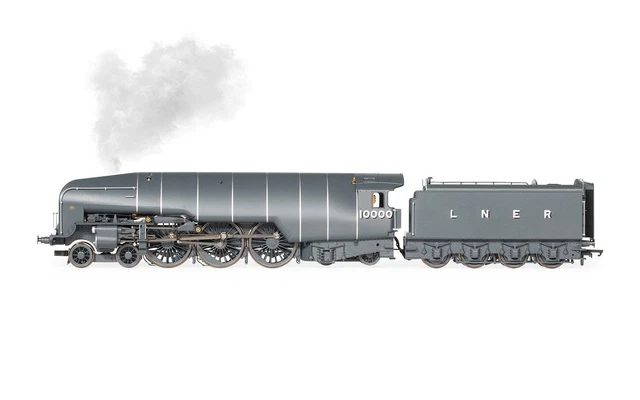 HORNBY R30352SS LNER W1 Class 4-6-4 Model Steam Locomotive With Steam ...