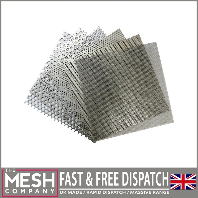 3MM GALVANISED STEEL (3mm Hole x 4mm Pitch x 0.7mm Thick) Perforated ...