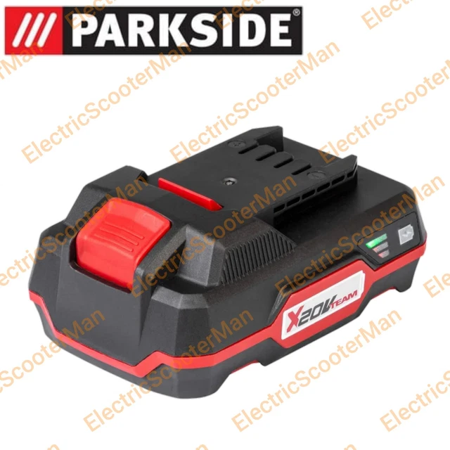 PARKSIDE 20V 2AH Battery Fit With All X20V Team Series Cordless Power ...
