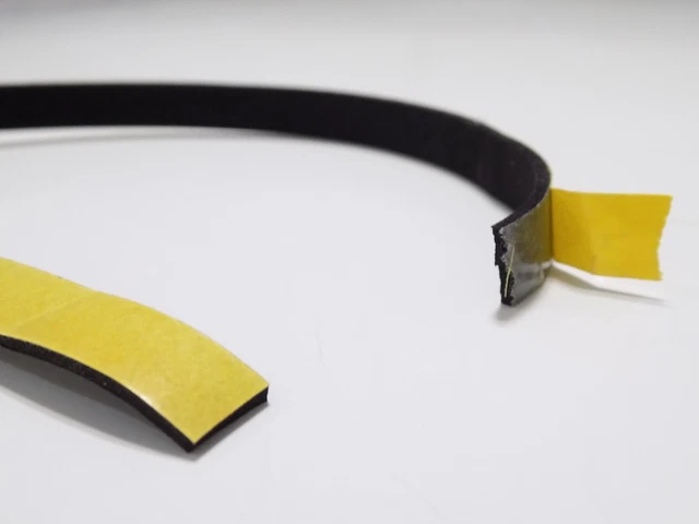 FOAM RUBBER SEAL sealing profile profile rectangle profile 5 x 20 mm ...