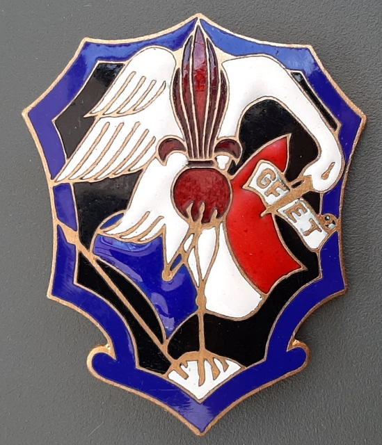 INSIGNE INDOCHINE GFET Légion et Gendarmerie Grpt Frontières Est Tonkin ...