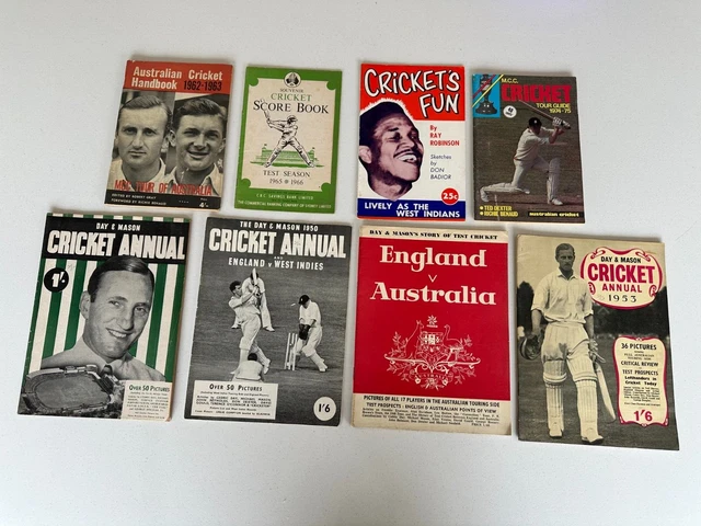 RARE CRICKET MAGAZINE/PROGRAMME Lot - 1950's - 1960's - Some Scarce ...