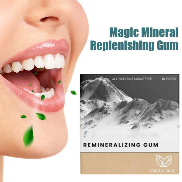 FOR TEETH PROTECTION Whitening Underbrush Remineralizing Chewing Gum ...