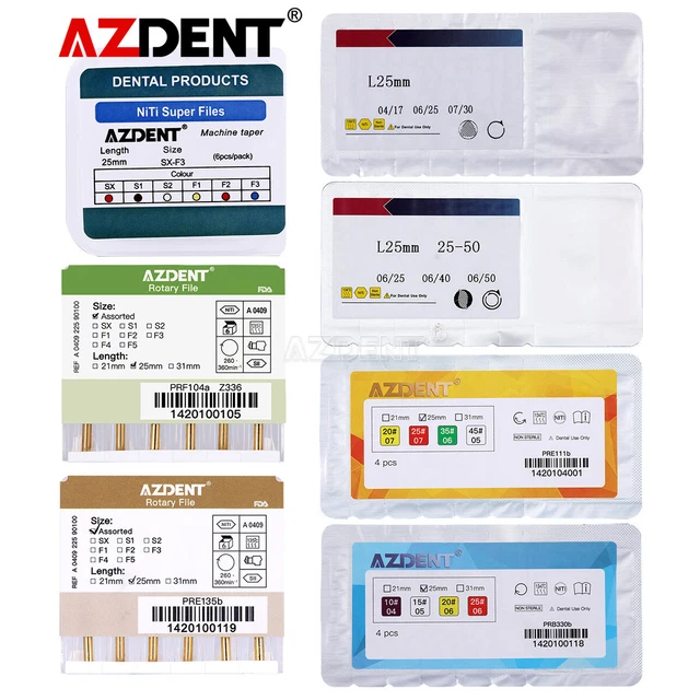 DENTAL NITI RETREATMENT Super Rotary File Machine Taper for Engine/Hand ...