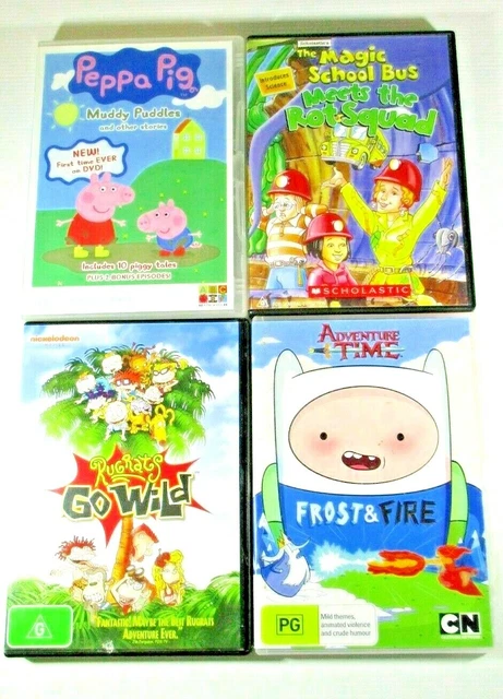 CHILDRENS PACK: PEPPA Pig: Magic School Bus: Rugrats: Adventure Time ...