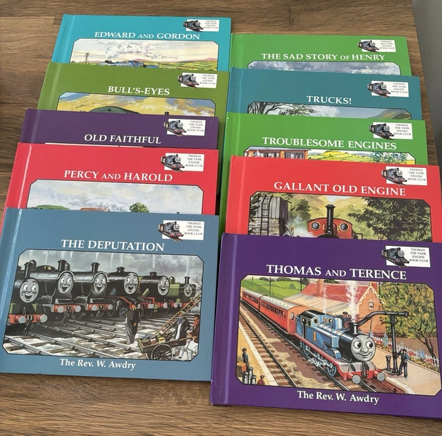 10 THOMAS TANK Engine Book Club Books Grolier Vintage 1994 £12.99 ...