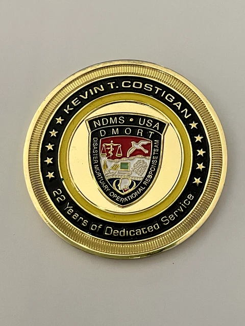 CHALLENGER COIN DISASTER Mortuary Operational Response Team K. Costigan ...