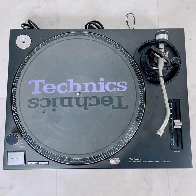 TECHNICS TURNTABLE SL-1200MK3 Direct Drive Quartz DJ Record Player ...