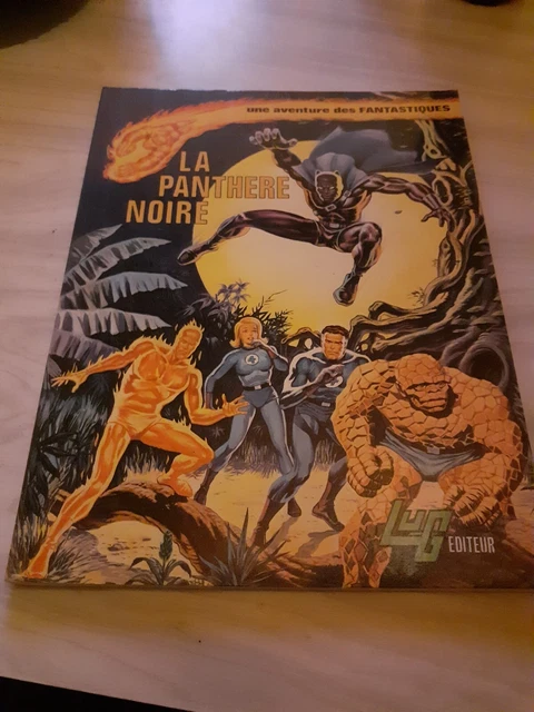 UNE AVENTURE DES Fantastiques N° 3 LA PANTHÈRE NOIRE 1974 LUG MARVEL EUR 80,00 - PicClick FR