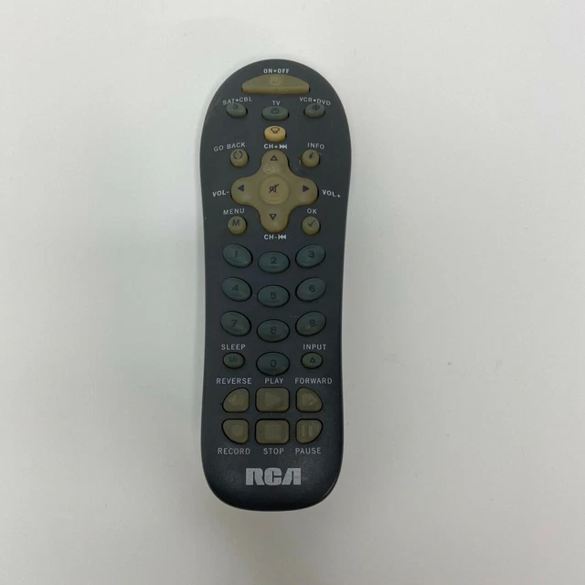 RCA MODEL RCR311W Tv/VCR/DVD Universal Remote Control - Tested And ...
