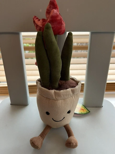 Jellycat Amuseable Tulip Flower 23cm Plant Soft Toy New With Tags £35
