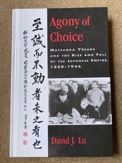 AGONY OF CHOICE: Matsuoka Yosuke by David J. Lu EUR 52,70 - PicClick IT