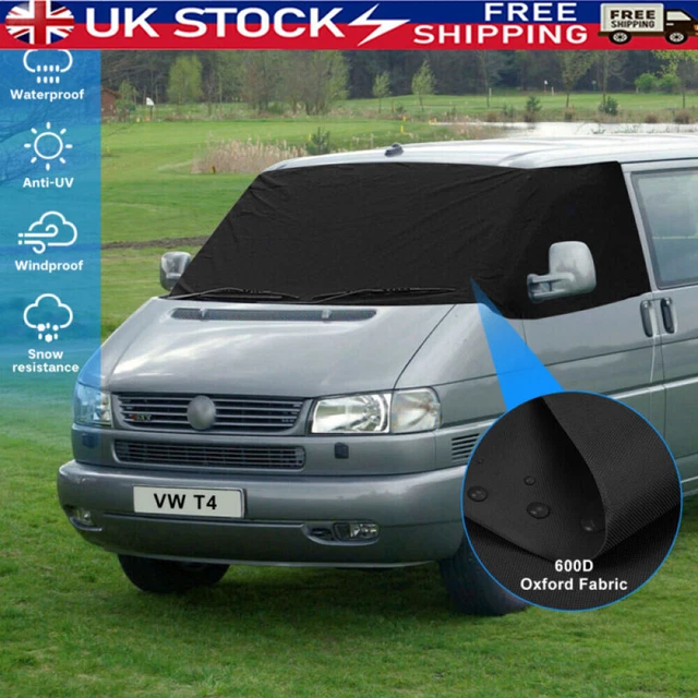 VW T5 T6 Front Window Screen Cover Black Out Blind Wrap Frost ...