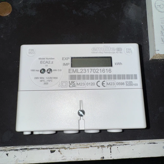 EMLITE ECA2 100A Single-Phase Electricity Meter £28.04 - PicClick UK