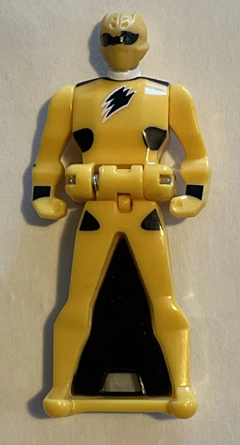 POWER RANGERS SUPER Megaforce Yellow Jungle Fury Ranger Key 2.5 Inch ...