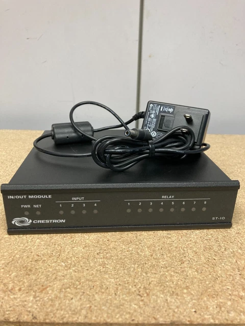 CRESTRON ST-IO CRESNET Module with 8 Relays and 4 Analog/Digital Inputs ...